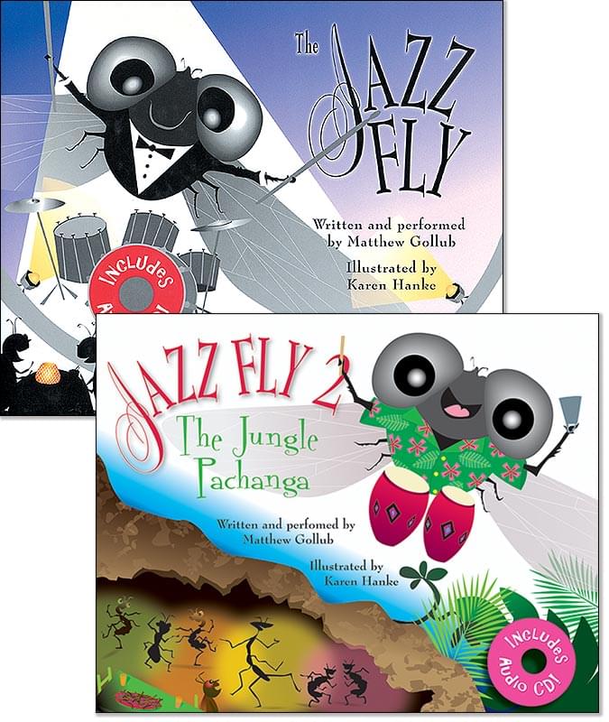 Product Detail: Both Jazz Fly Books/CDs (The Jazz Fly & Jazz Fly 2)
