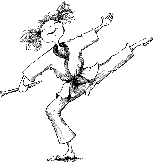 Recorder Karate Clipart